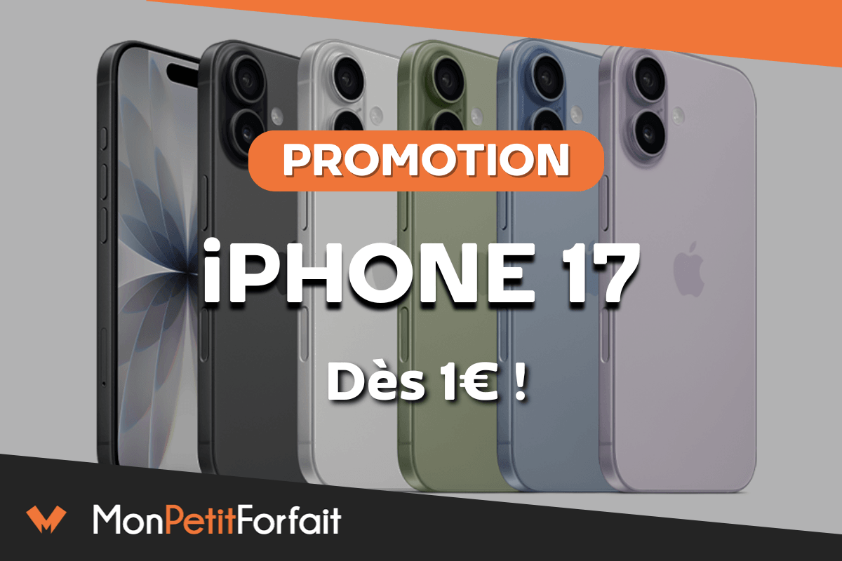 Le nouvel iPhone 17 est arrivé et disponible à partir de seulement 1€