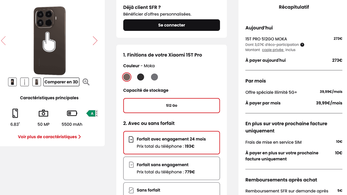 Avec un tel prix sur son 15T Pro, Xiaomi fait peur à la concurrence (SFR)