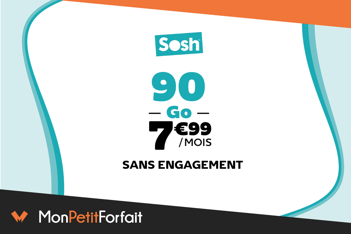 Chez Sosh, financez l'iPhone 16 en 24 fois avec un forfait mobile sans ...