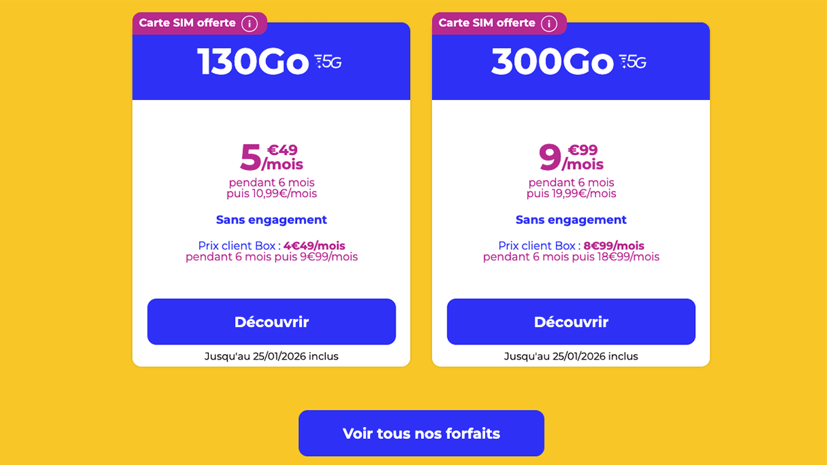 Chez La Poste Mobile, des soldes à l'état pur ! (50% sur ces forfaits ...
