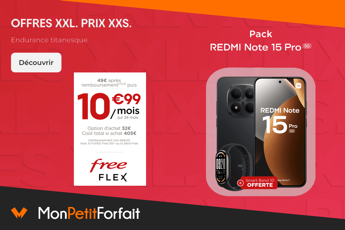 C'est cadeau : la Smart Band 10 offerte avec le Xiaomi Redmi Note 15 ...